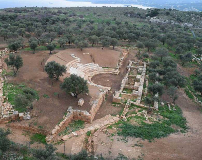 Aptera the archaeological site in western Crete